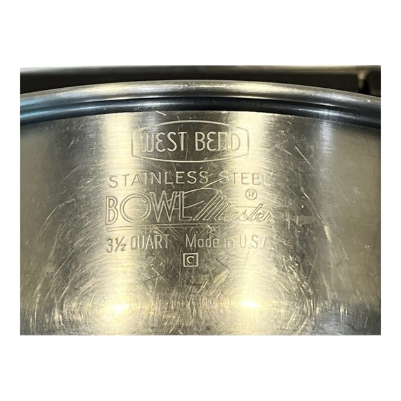 West Bend | Kitchen | Vintage West Bend Bowl Master Stainless Steel ...